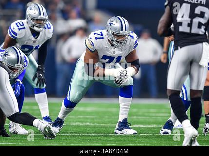 Dallas Cowboys offensive tackle La'el Collins (71) during an NFL ...