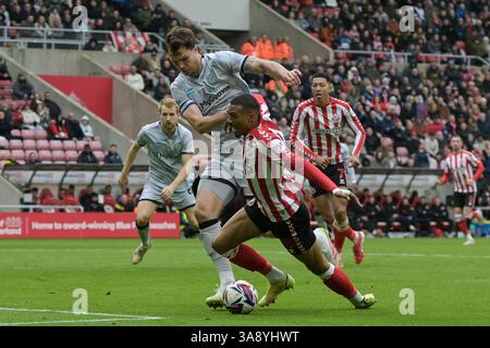 Wilson Isidor of Sunderland FC during the Premier League match between ...