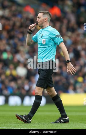 Leeds, UK. 29th Mar 2025. Harry Darling (Swansea City) before the Sky ...