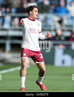 Haydon Roberts of Bristol City during the Sky Bet Championship match ...