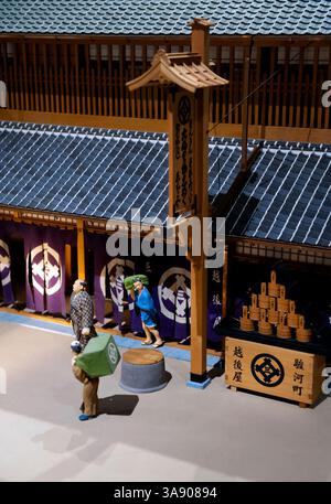 Miniature scale model of the Japanese trading company Mitsui during the ...