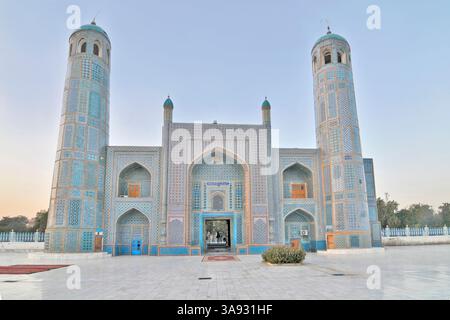 Mausoleum of Ali or Blue Mosque located in Mazar-i-Sharif, Afghanistan ...