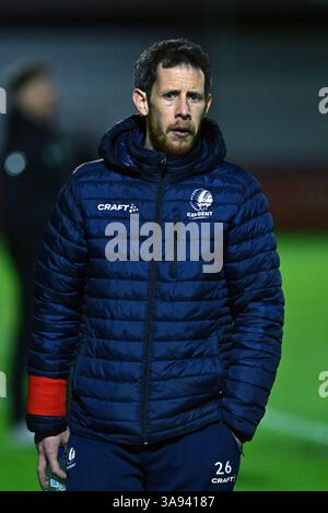 U23 coach Thomas Matton pictured at the winter training camp of Belgian ...