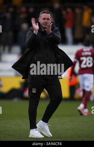 Northampton Town Manager Kevin Nolan during the Emirates FA Cup First ...