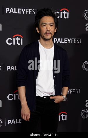 John Cho attends a screening of "Poker Face" during PaleyFest on ...
