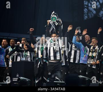 29th March 2025; St James Park to Town Moor, Newcastle, England ...