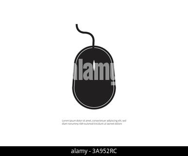 Computer mouse logo vector template design illustration Stock Vector ...