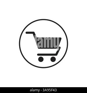 Shopping chart best flat icon Stock Vector Image & Art - Alamy