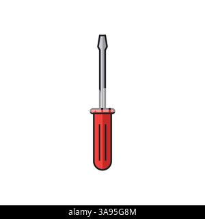 Screwdriver icon flat vector illustration Stock Vector Image & Art - Alamy
