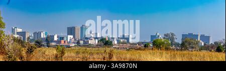 Harare Panorama City Line Skyline Stock Photo - Alamy