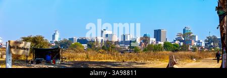 Harare Panorama City Line Skyline Stock Photo - Alamy