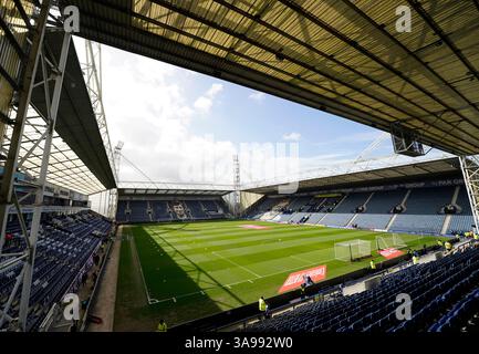 General view of Deepdale Stadium before the game Stock Photo - Alamy