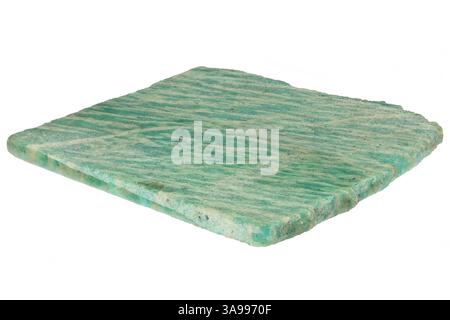 amazonite from Lake Baikal, Russia isolated on white background Stock ...