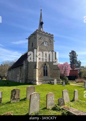 St Mary ans St John Church, a flint and rubble church built between ...