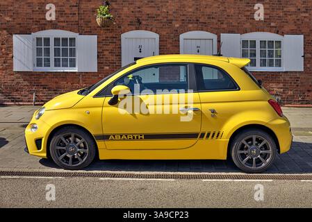 Classic Fiat Abarth 595 in Italy car for racing at the Coppa del ...