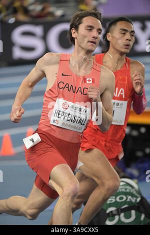 Robert Heppenstall of Canada competing in the men’s 800m heat 1 at the ...