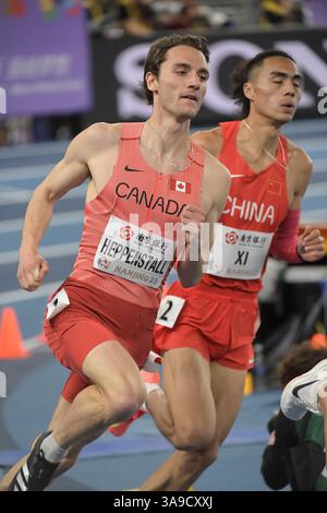 Robert Heppenstall of Canada competing in the men’s 800m heat 1 at the ...
