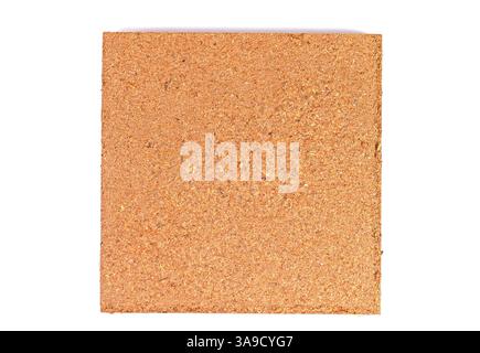 Coconut substrate, compressed, against a white background Stock Photo ...