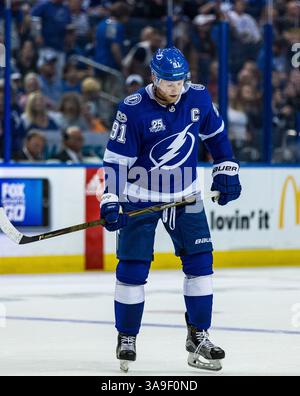 Nashville Predators' Steven Stamkos (91) celebrates after his goal ...