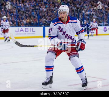 Tampa Bay Lightning defenseman Steven Santini before an NHL hockey game ...