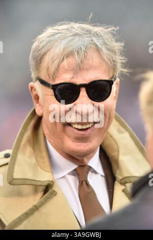 Los Angeles Rams owner Enos Stanley Kroenke walks on the field before ...