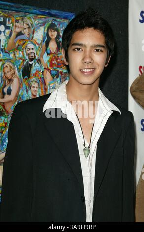 Sean Michael Afable at the Los Angeles Premiere of "Surf School" held ...