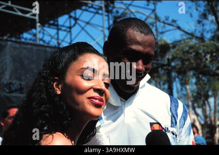 Oct 30, 1992; Los Angeles, CA, USA; Legendary sprinter FLORENCE ...