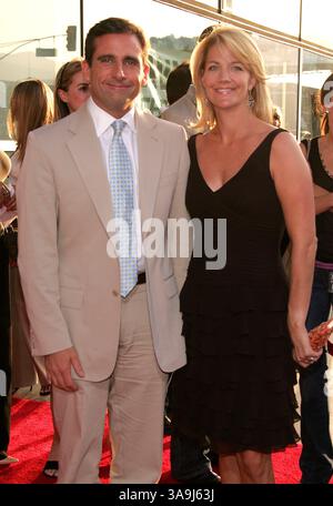 Steve Carell and wife Nancy Walls. 16 June 2008 - Westwood, California ...