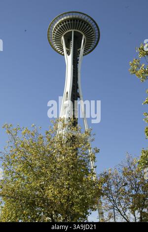 Oct 10, 2004; Seattle, WA, USA; Skyline, skyscraper buildings, Space ...