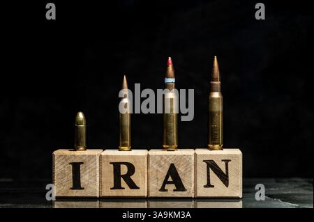 Iran Military Power and Rising War Tensions 20 Stock Photo - Alamy
