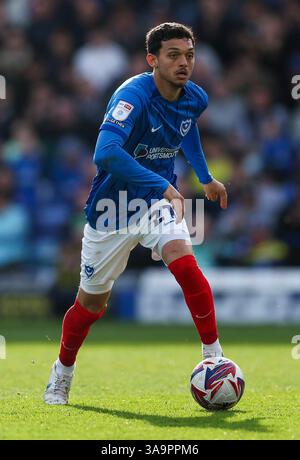 Portsmouth's Andre Dozzell during the Sky Bet Championship match ...