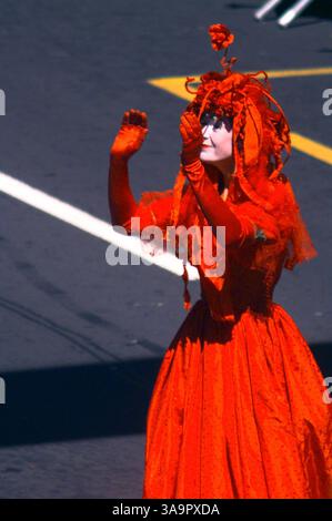 Mar 04, 2000; Auckland, New Zealand; Celebration parade for the AMERICA ...