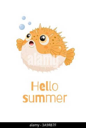 Hello Summer greeting text clipart template. Hello Summer greeting ...