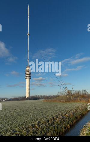 IJsselstein, the Netherlands. 11 January 2025. Windmill Korenmolen De ...