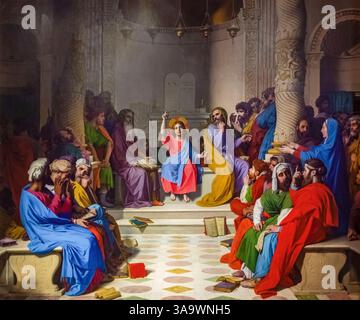 Jesus Among the Doctors (1804) by Jean-Auguste-Dominique Ingres Stock ...