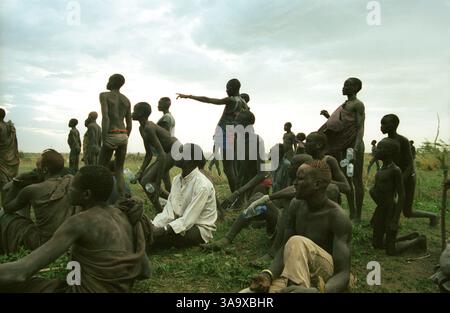 Bor, South Sudan. Dinka Tribesmen. Photographed September 1972 Stock ...