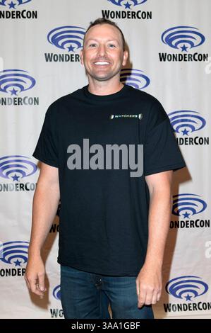 Justin Waldner beim Photocall zum Trading Card Game Watchers auf der ...