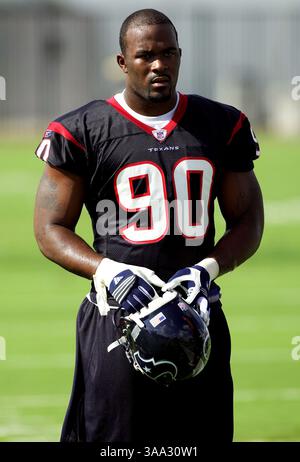 Houston Texans first round draft pick Derek Stingley Jr. (24) stretches ...