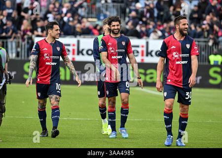 Sebastiano Luperto of Cagliari during the serie A Enilive match between ...
