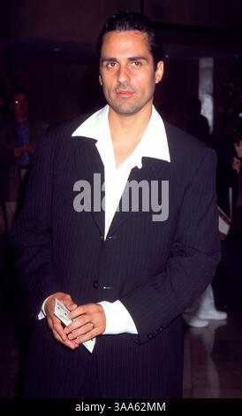 Jun 23, 1996; Los Angeles, CA, USA; Actor MAURICE BENARD and wife PAULA ...