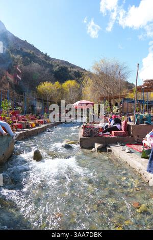 30 DEC 2024 - Ourika Valley, Morocco - The Ourika Valley and the ...