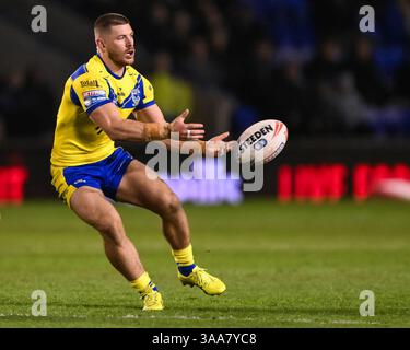 Danny Walker of Warrington Wolves in action during the Pre Season match ...