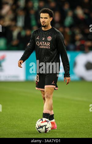 Warren Zaire-Emery of PSG during the French championship Ligue 1 ...