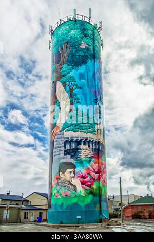 Dorion Water Tower - views Stock Photo - Alamy