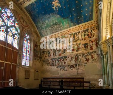Gurk: Gurk Cathedral, interior, outer vestibule in Mittelkärnten ...