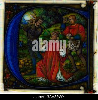 Historiated Initial from a Gradual. Master of the Cypresses (Pedro de ...