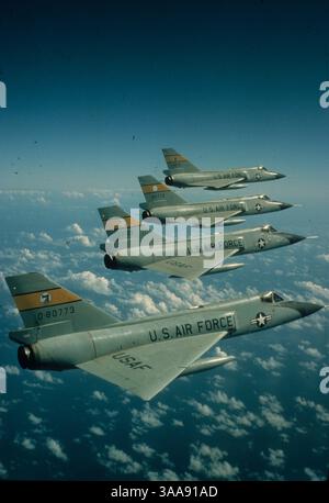 The Convair F-106 Delta Dart, an interceptor aircraft used by the U.S ...