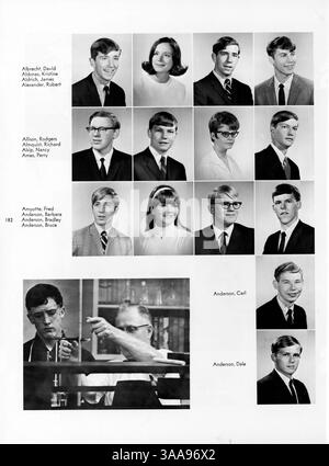 The Roosevelt High School 1968 yearbook documents student engagement in ...