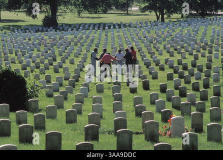 May 30, 1987; Arlington, VA, USA; Arlington Cemetery: American military ...