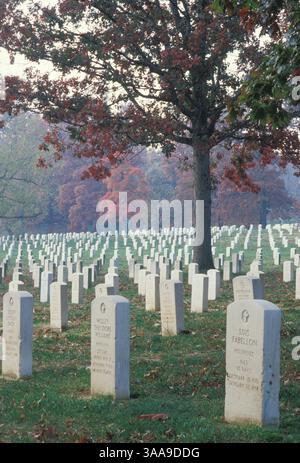 May 30, 1987; Arlington, VA, USA; Arlington Cemetery: American military ...